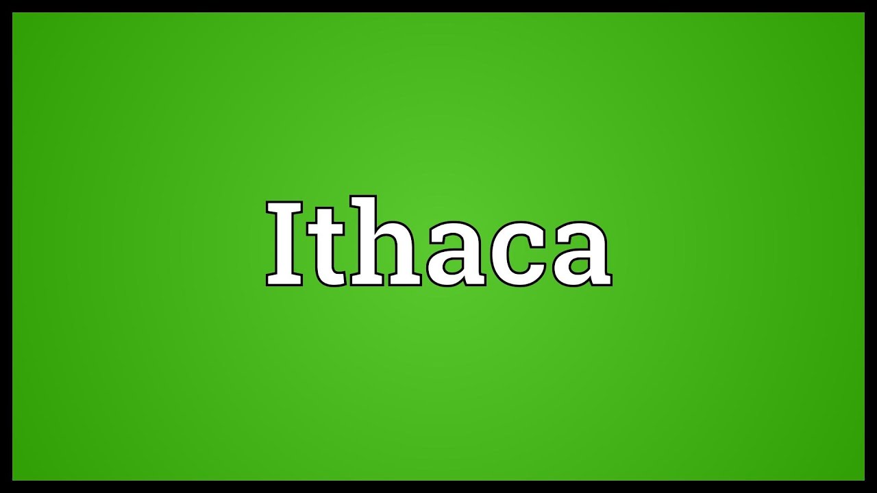 Ithaca Meaning - YouTube