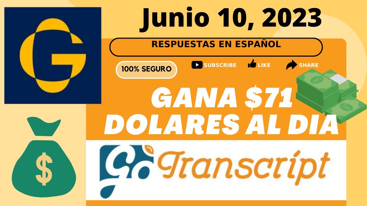 GoTranscript en Español - Respuestas (Junio 10) + TRANSCRIPCION - YouTube