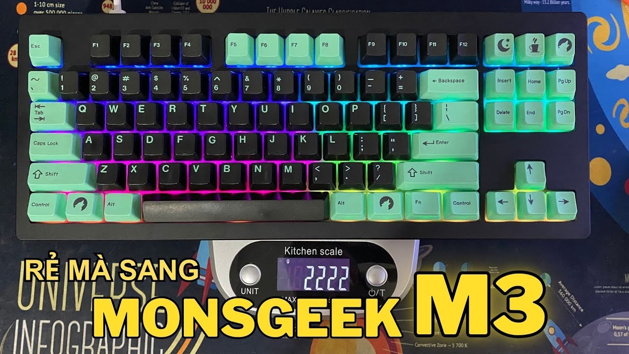 Monsgeek M3 | TKL nhôm giá rẻ nhưng âm siêu đỉnh và dáng vẻ sang trọng ...