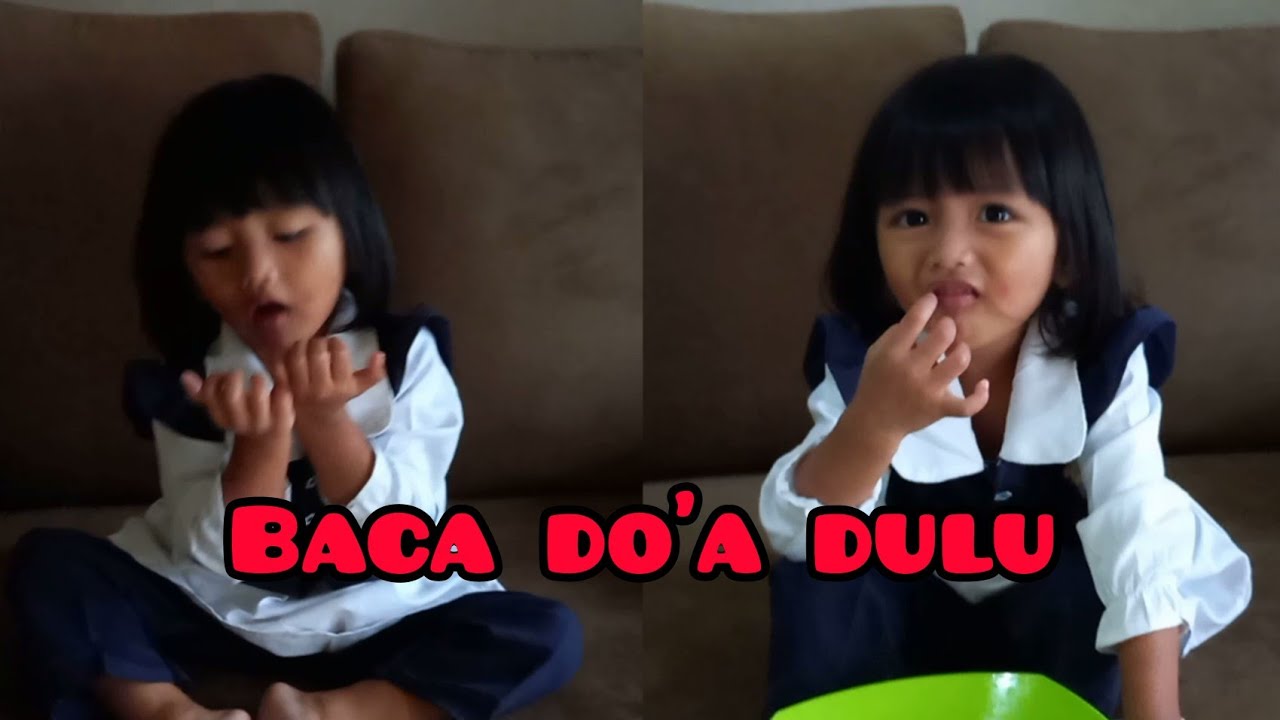 Si bocil pintar makan sendiri - YouTube