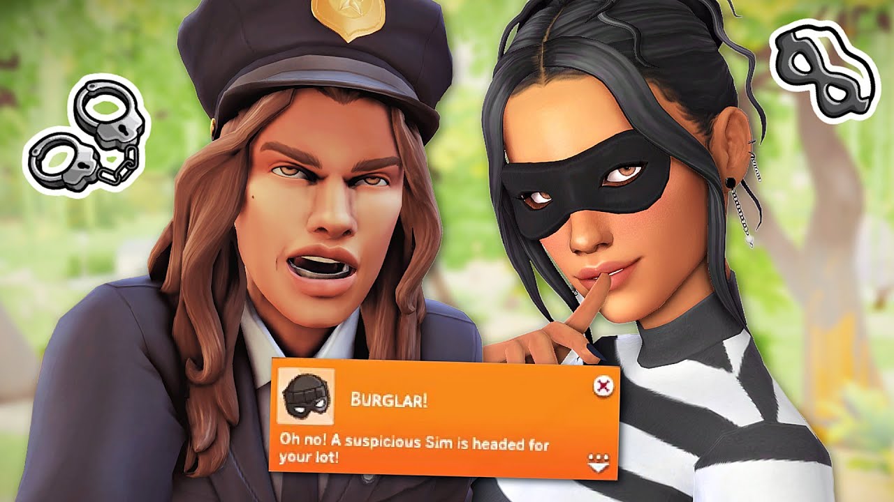 CAN MY DOG FIGHT THE NEW BURGLAR?! 🚔🐕 | Sims 4 FREE Base Game Update ...