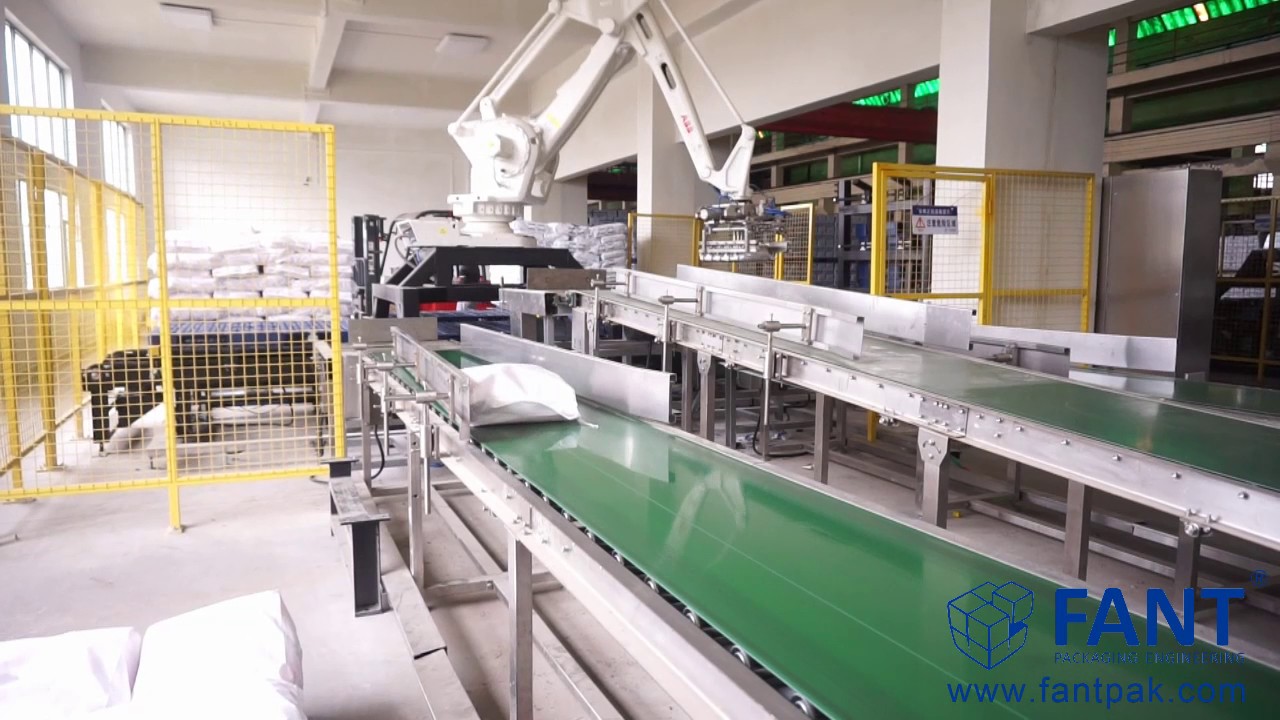 Salt Packaging Line—Sachets Packed into Woven Bag - YouTube