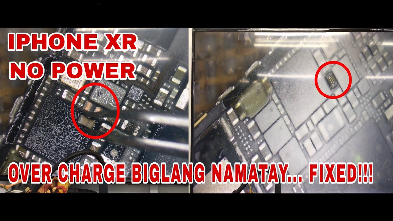 How to Fix Iphone XR No Power? Over Charge Problem Biglang namatay ...
