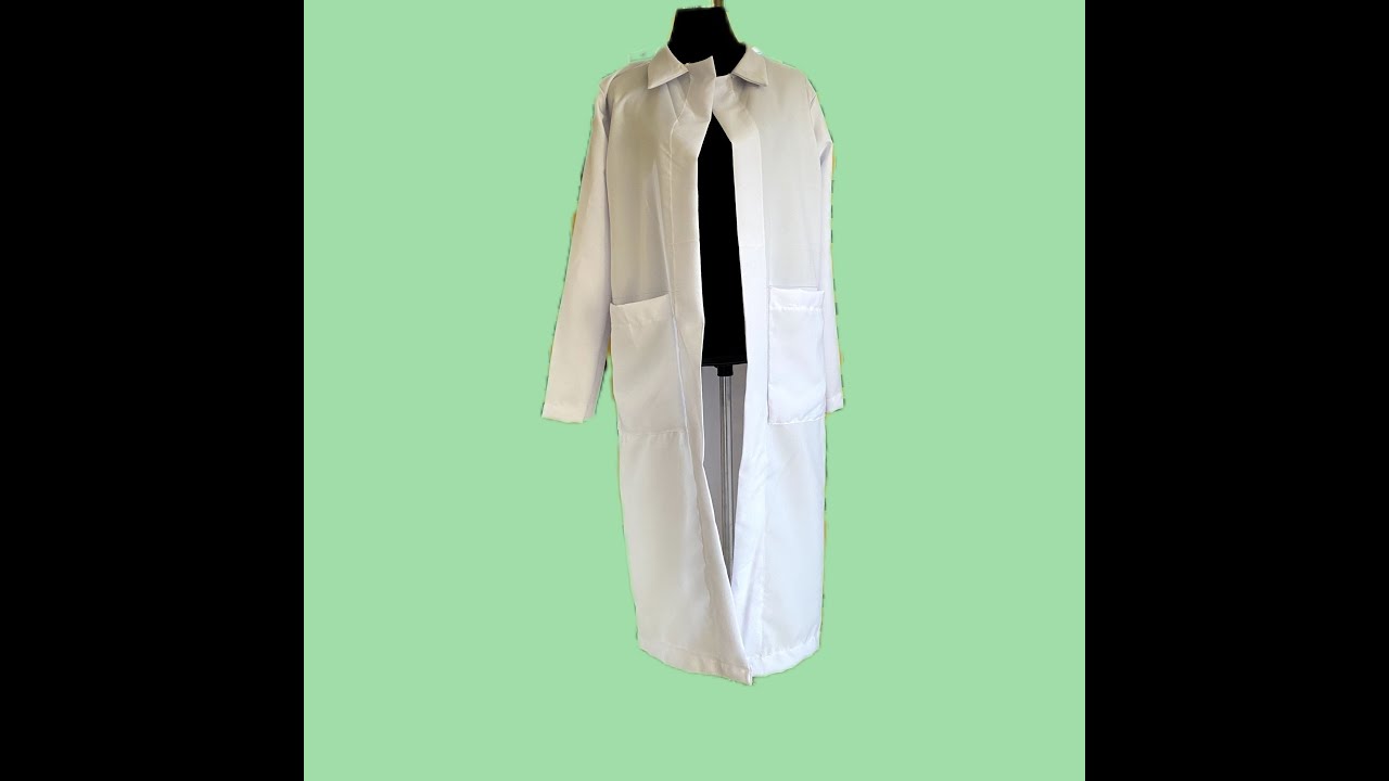 How to Cut and Sew a Lab Coat - YouTube
