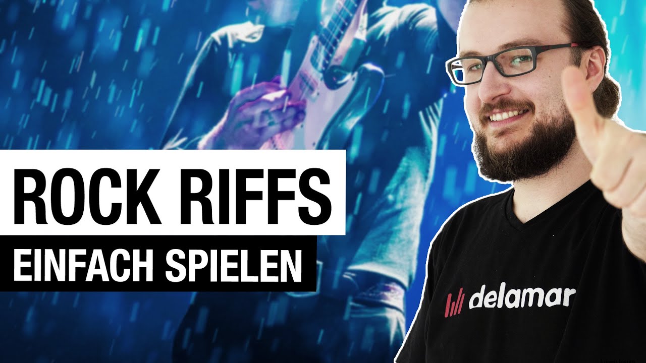 7 fette Rock-Riffs mit denen Du Gitarre lernen kannst - YouTube