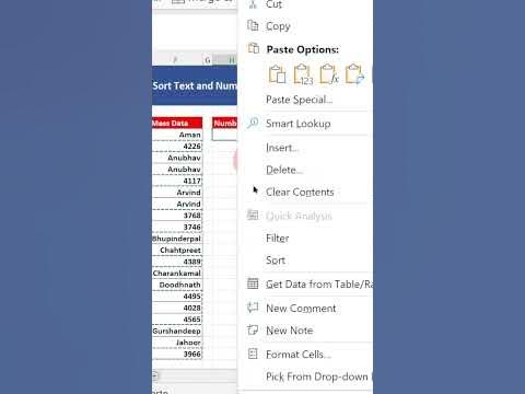 EXCEL JOB INTERVIEW Question | separate text and number with goto | #exceltips #exceltutorial # ...