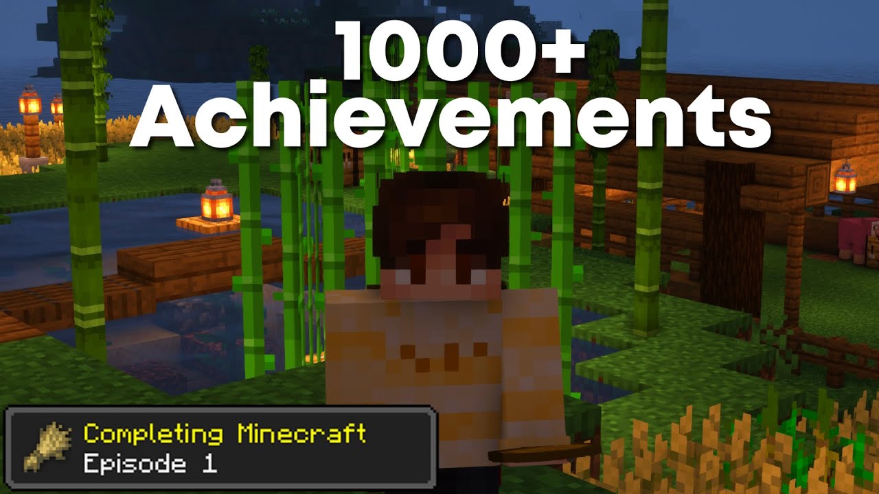 Minecraft, But There's 1000 Extra Achievements - YouTube