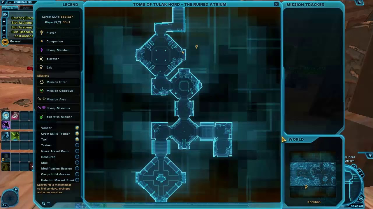 Korriban Datacron Red Matrix Shard - YouTube