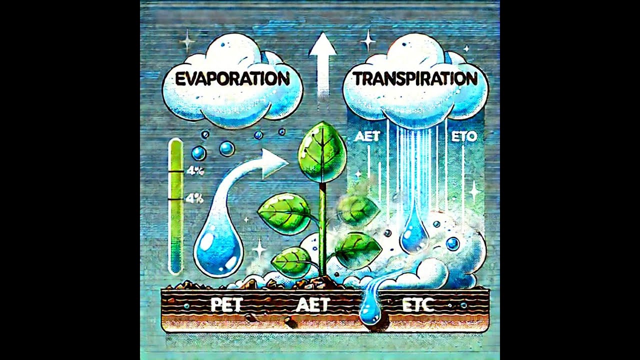 Detailed Guide to Evapotranspiration: PET, AET, ET₀, and ETc Explained - YouTube