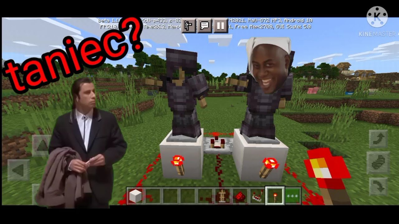 jak zrobić tańczący stojak na zbroje w minecraft - YouTube
