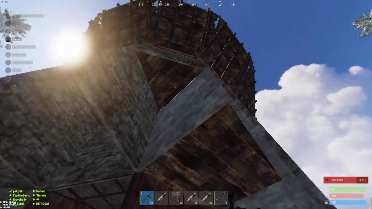 Rust: 30 Rocket Online raid on Karpal's group - YouTube