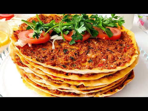 👉EVDE LAHMACUN YAPMAK HEM LEZZETLİ HEM PRATİK 💯LAHMACUN TARİFİ‼️