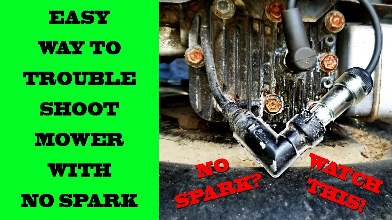 Troubleshoot Mower With No Spark - YouTube