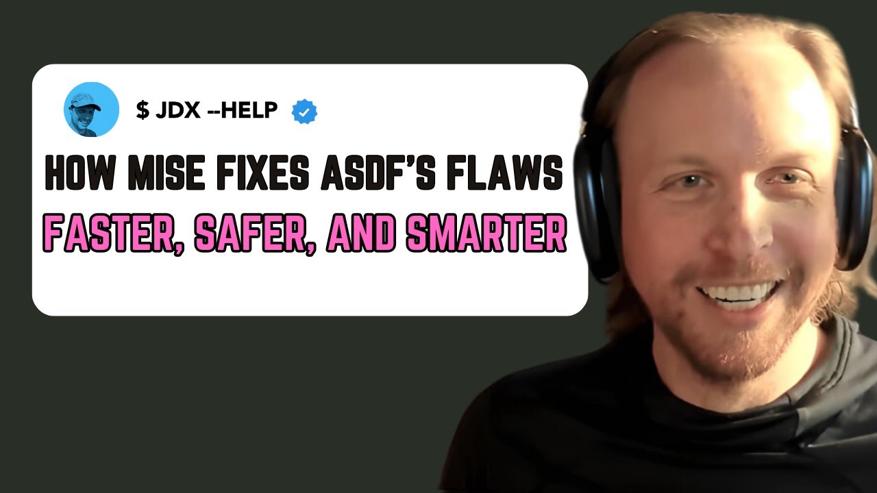 Mise vs. ASDF: Why a Rust Rewrite and Curated Plugins Make All the Difference #rust - YouTube