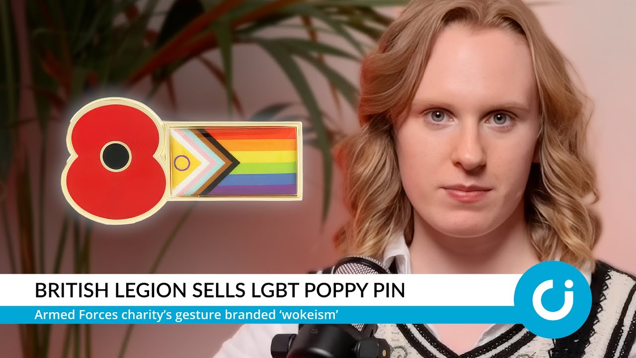 British Legion sells LGBT poppy pin - YouTube