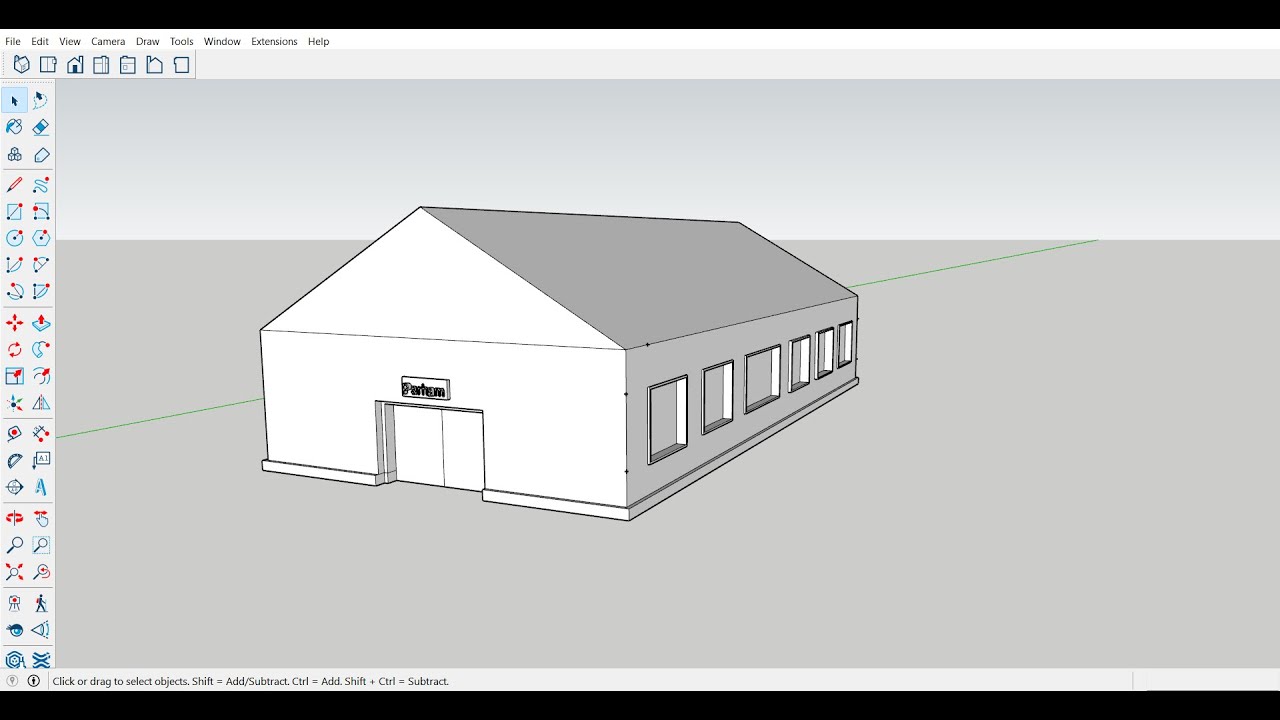 Factory design with Sketchup software_Part 1 - YouTube