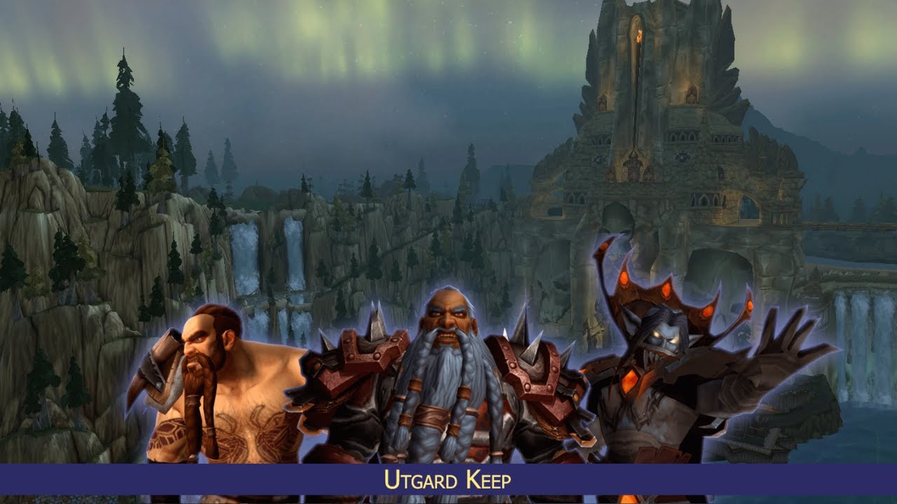 Warrior Tanking in Utgarde Keep in WoW WOTLK - YouTube