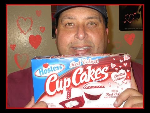 Hostess® Red Velvet Cupcakes Review! Joey's World Tour - YouTube