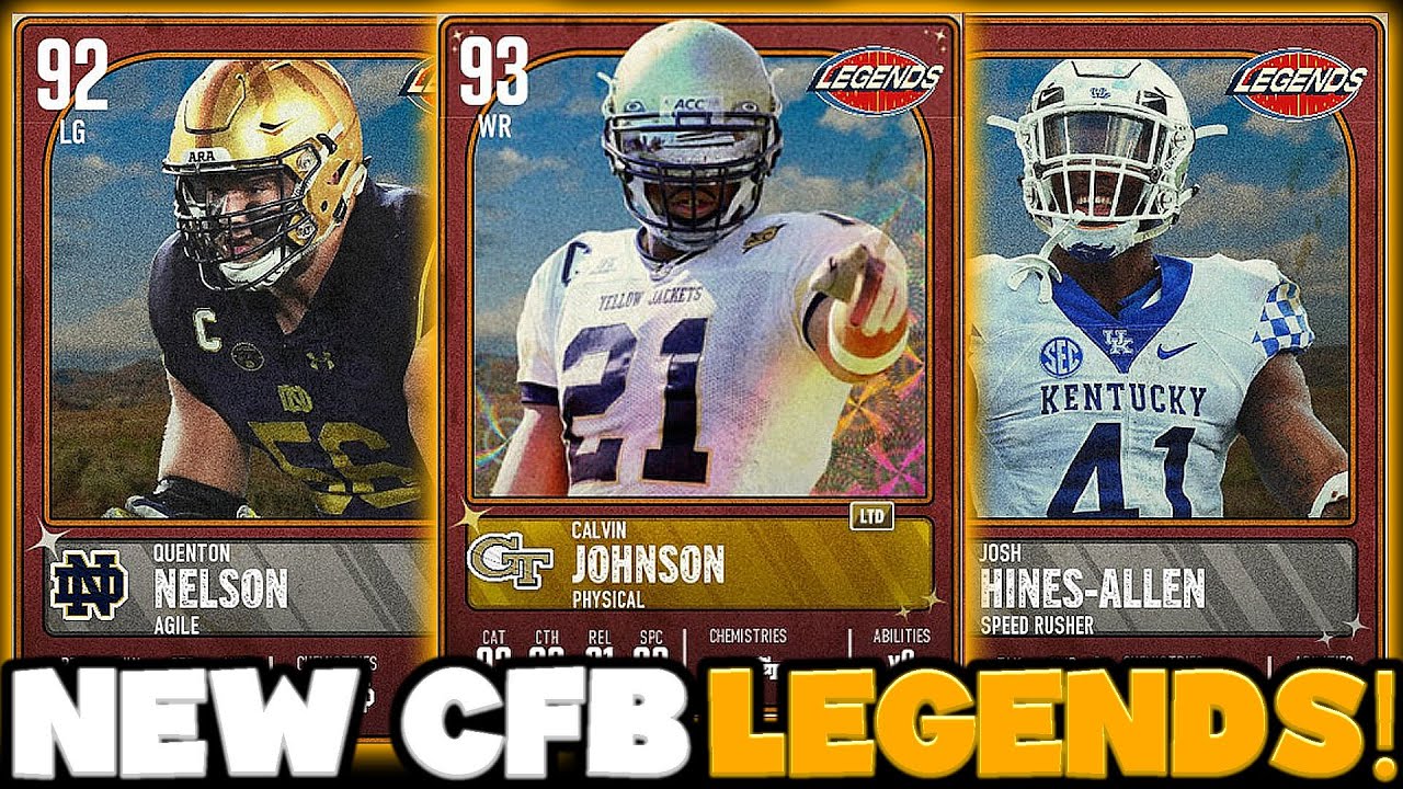 INSANE NEW LTD CALVIN JOHNSON! NEW CFB 25 LEGENDS! CFB 25 ULTIMATE TEAM ...