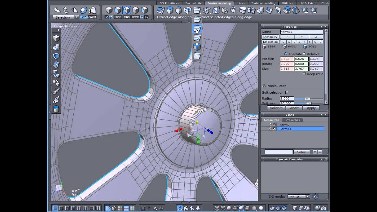 Making Train Wheel in Hexagon, part three. - YouTube