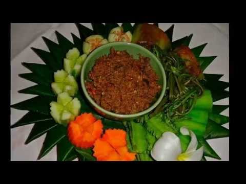 Vegetable prahok food in Cambodia - Cambodian prahok sauce recipe - YouTube
