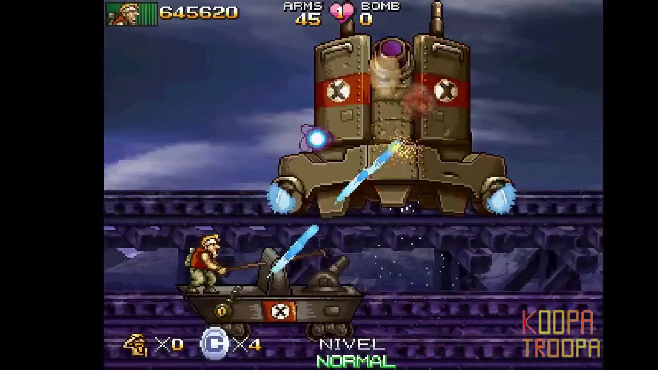 Metal Slug 2.5 Boss 1 (No damage) - YouTube