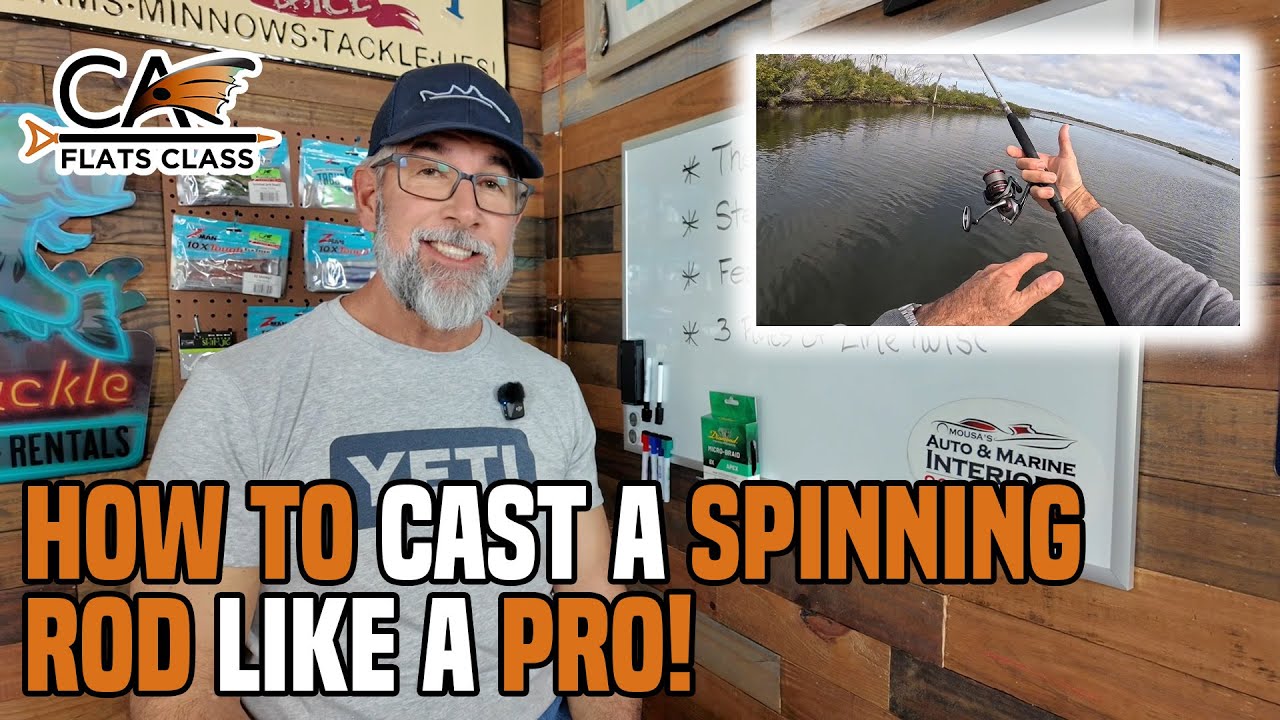 How To Cast A Spinning Rod Like A Pro! | Flats Class YouTube - YouTube
