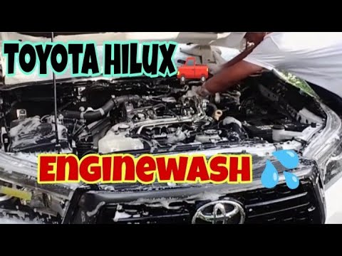 ENGINE BAY CLEANING/ENGINEWASH TOYOTA HILUX - YouTube