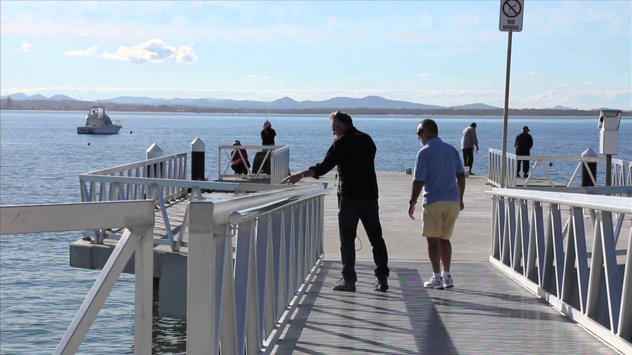 Shoal Bay jetty - Stinker's Tales from Port Stephens - YouTube