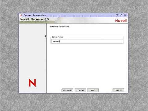 Installing: Novell Netware 6.5 SP8 (x86) - YouTube