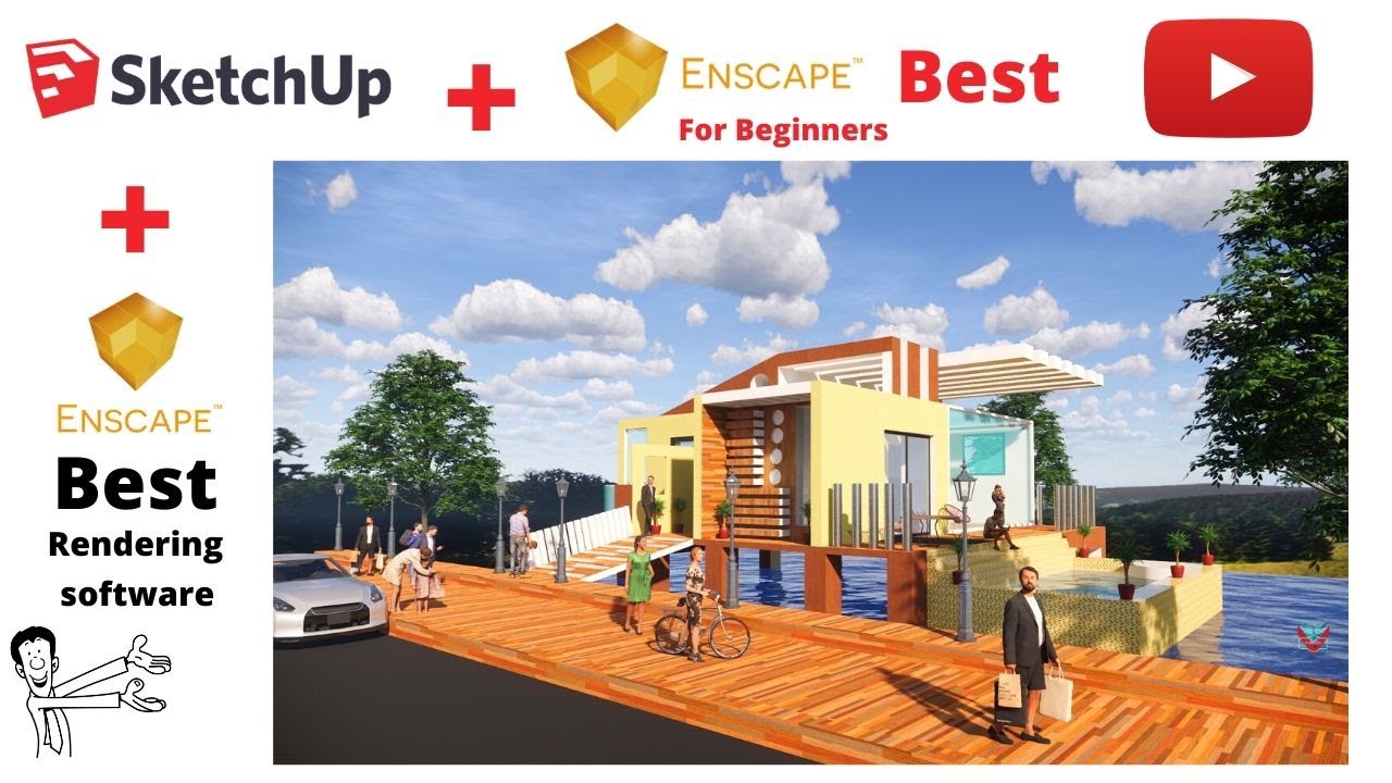 Best Render Software For Architecture Visualizer Sketchup and Enscape3D ...