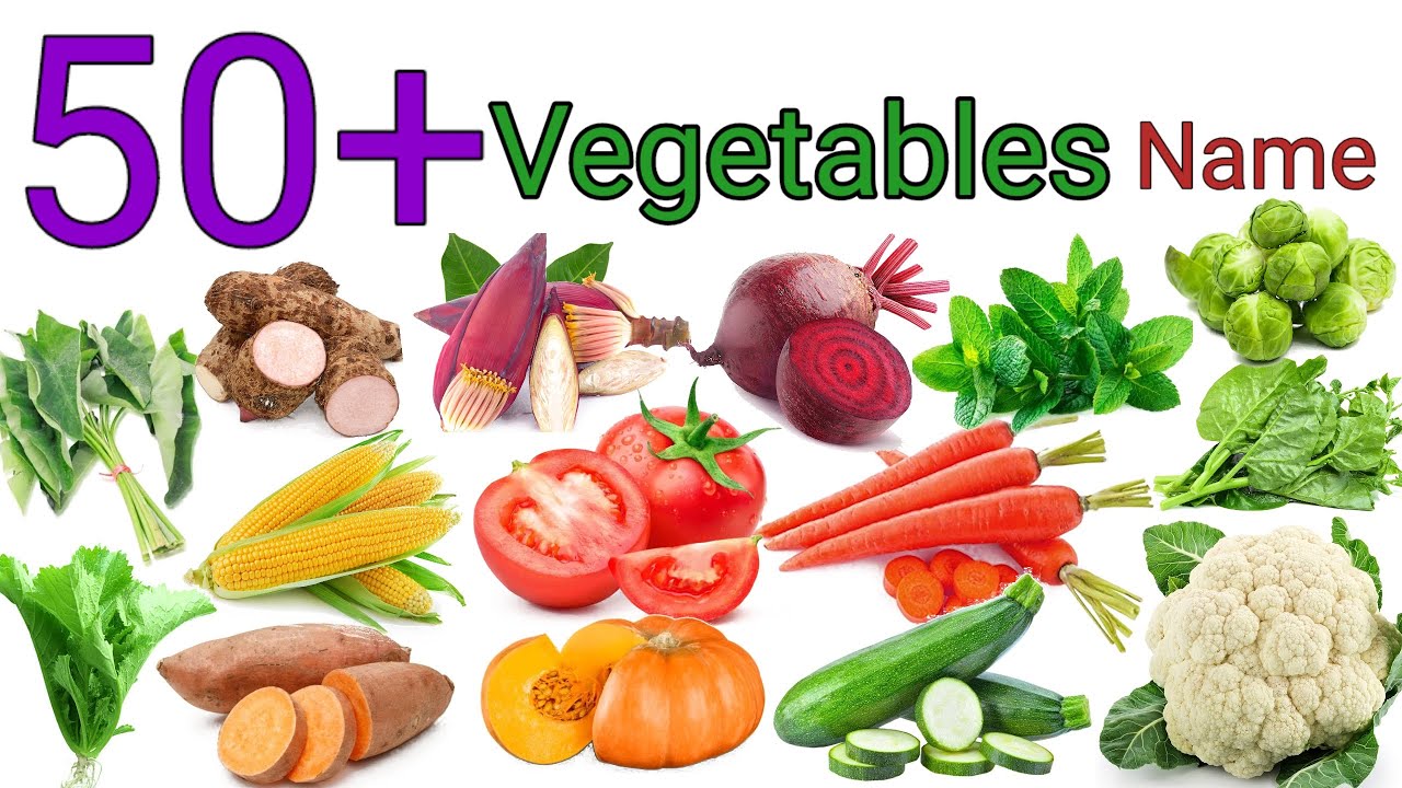 50+ Vegetables Name। Vegetables name with Pictures।Vegetables ...