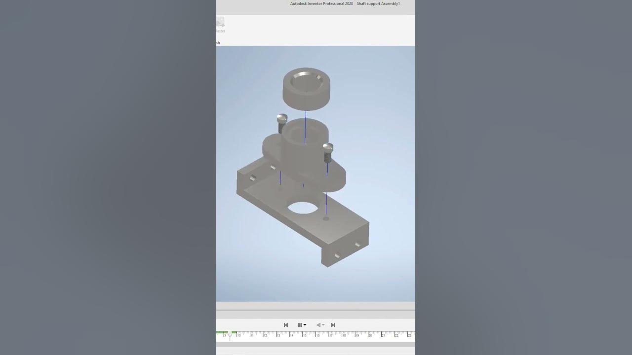 Inventor Exploded View Animation - YouTube