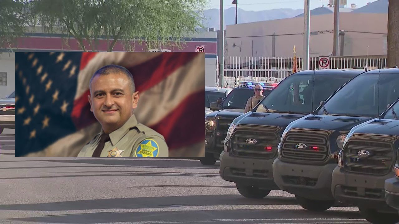 Procession underway to honor fallen MCSO Deputy - YouTube