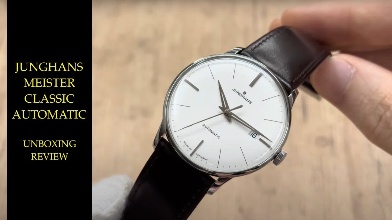 Junghans Meister Classic Automatic 27/4310.00 Watch | Review Valjoux Relogios - YouTube