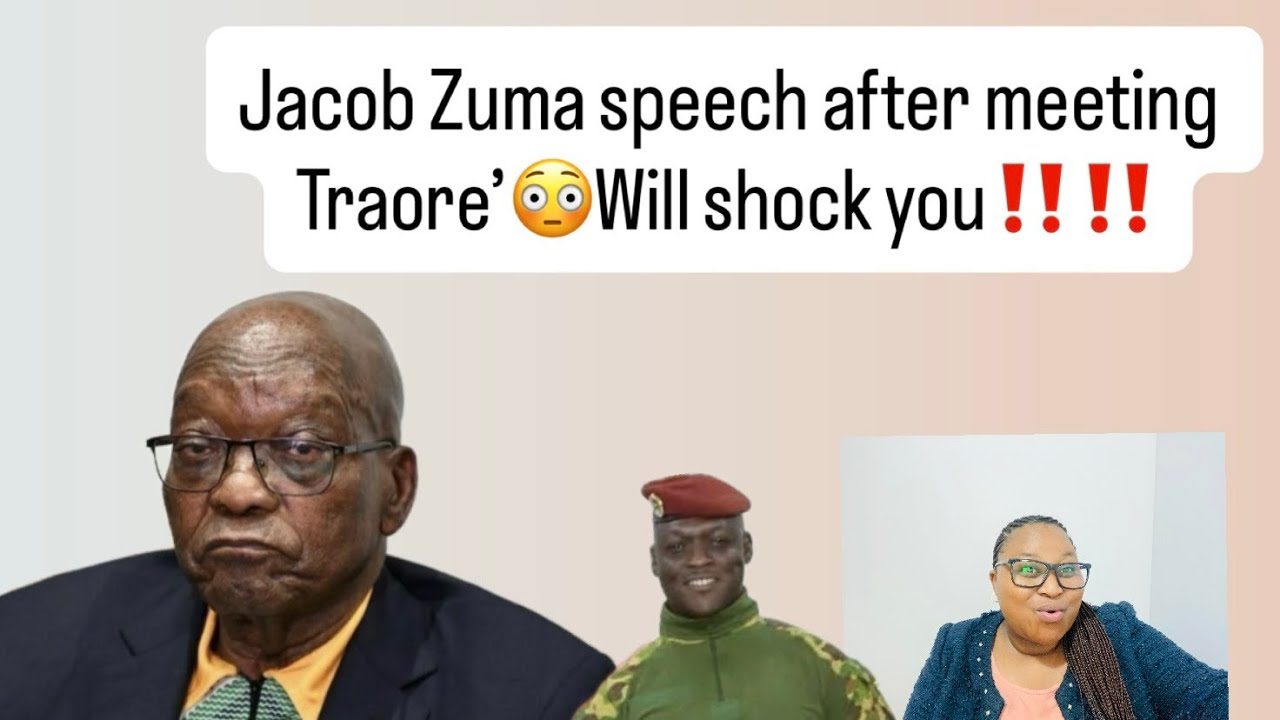 Jacob Zuma makes an appreciation speech after meeting Ibrahim Traore’‼️ ...