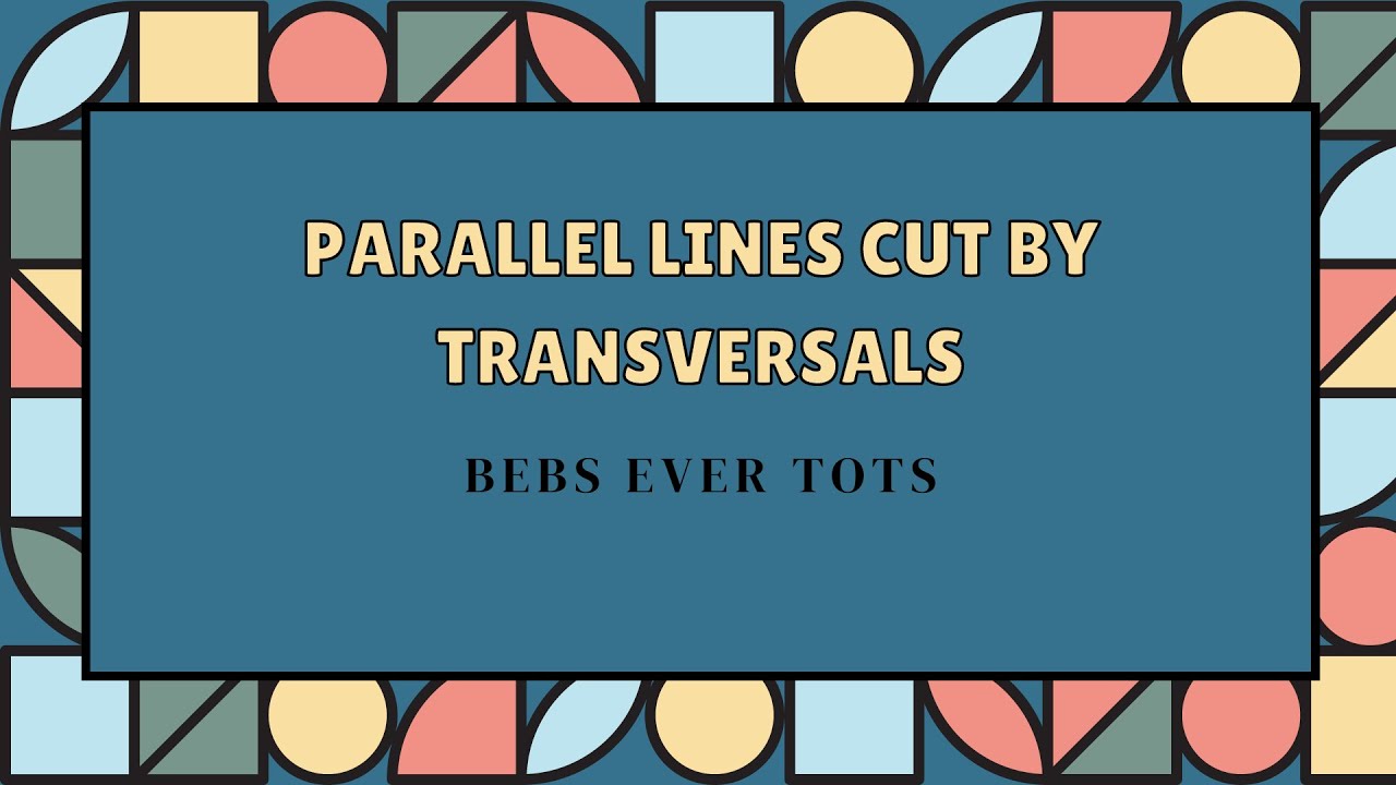 Parallel lines cut by Traversal - YouTube