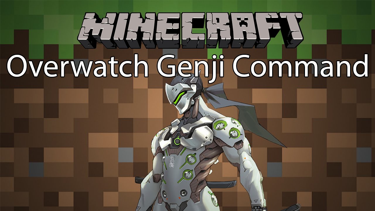 Minecraft Command รีวิว - ตัวละคร Genji | Overwatch Genji - YouTube
