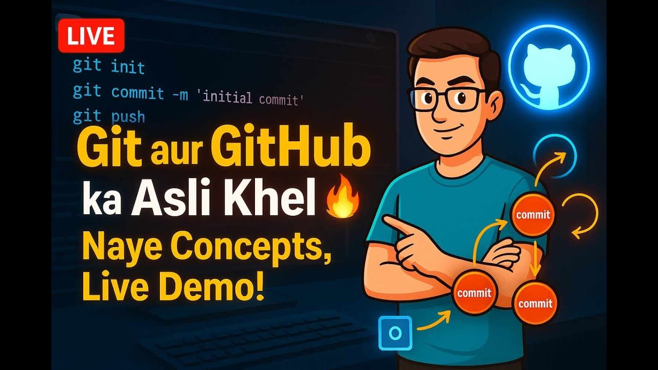 #live Git & GitHub Masterclass 🖥️ | Code Save, Share & Control - YouTube