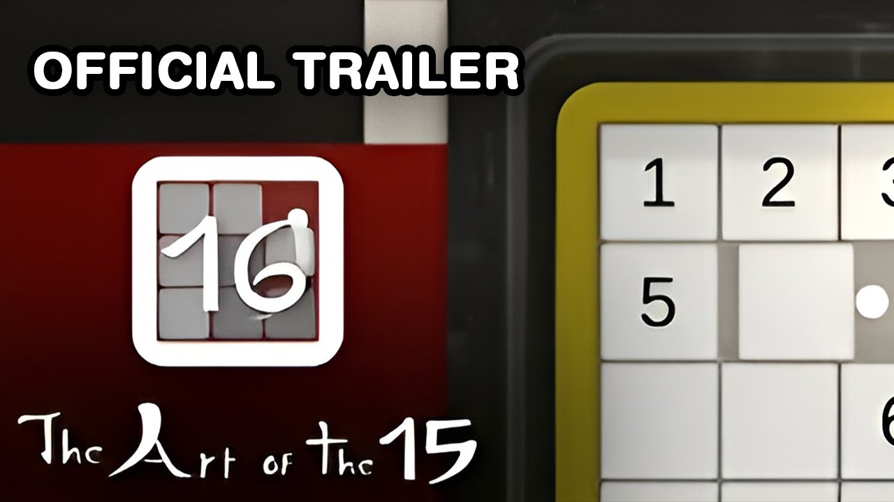 16: The Art of the 15 | Number Puzzle Game - Announcement Trailer - YouTube