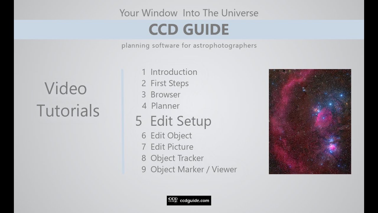 CCD Guide - Video Tutorial #5 Edit Setup (HD) - YouTube