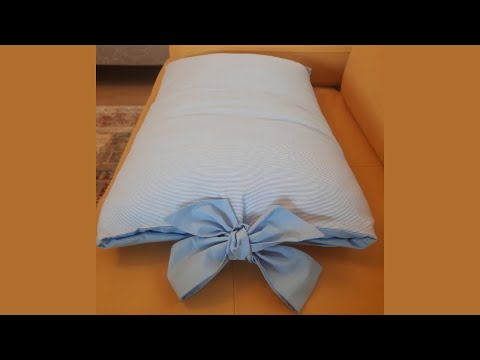 Bağcıklı yastık kılıfı dikimi (bu modele bayılcaksınız) /Sewing lace pillowcase (you will love it)
