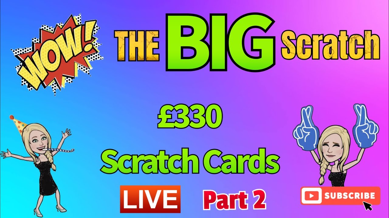 💥 The BIG Scratch Live 💥 Part 2 #scratchcards #livescratchcards - YouTube