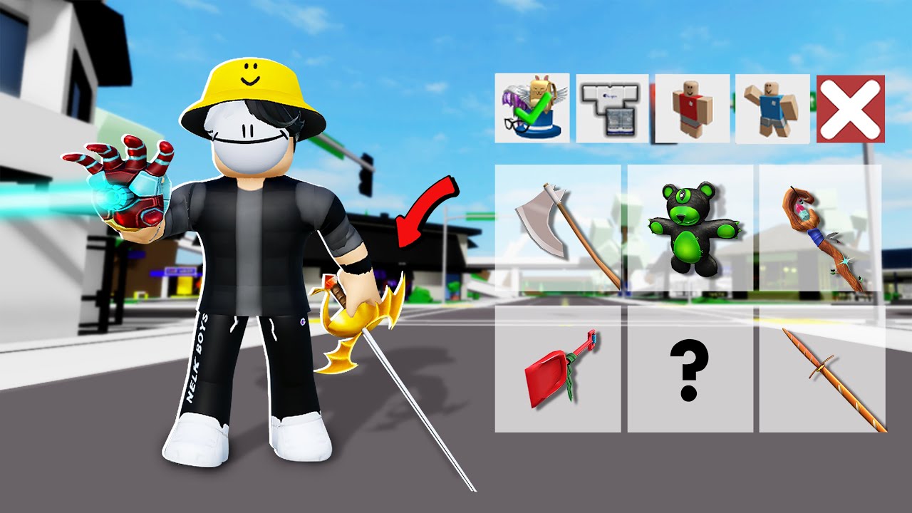 COOL!! SECRET HANDHELD WEAPON In Brookhaven W/Id - Roblox Part 2 - YouTube
