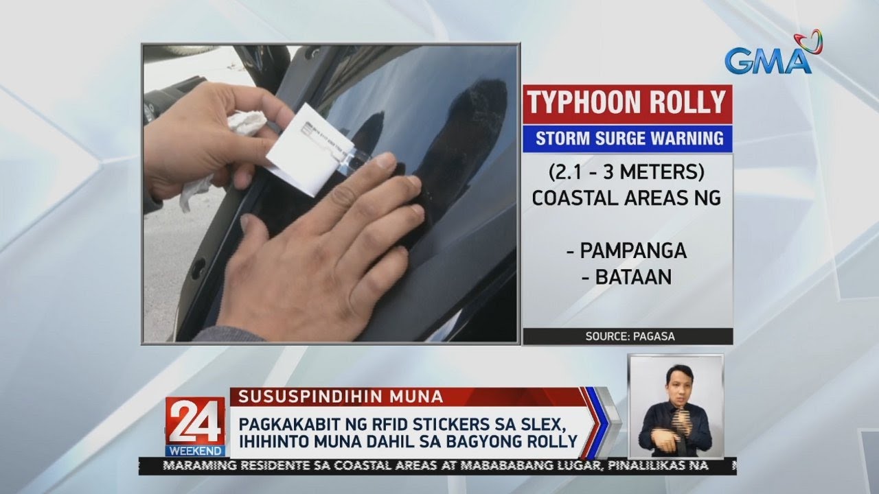 24 Oras: Pagkakabit ng RFID stickers sa SLEx, ihihinto muna dahil sa ...