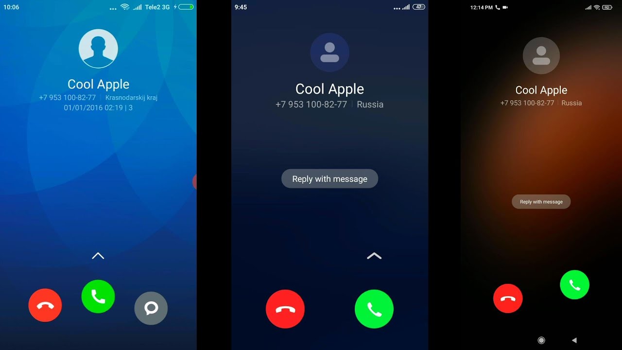 Only Xiaomi phones 📞 & incoming calls - YouTube