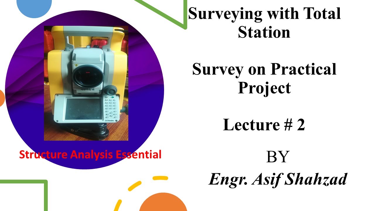 How to Use Total Station for Practical Project - YouTube