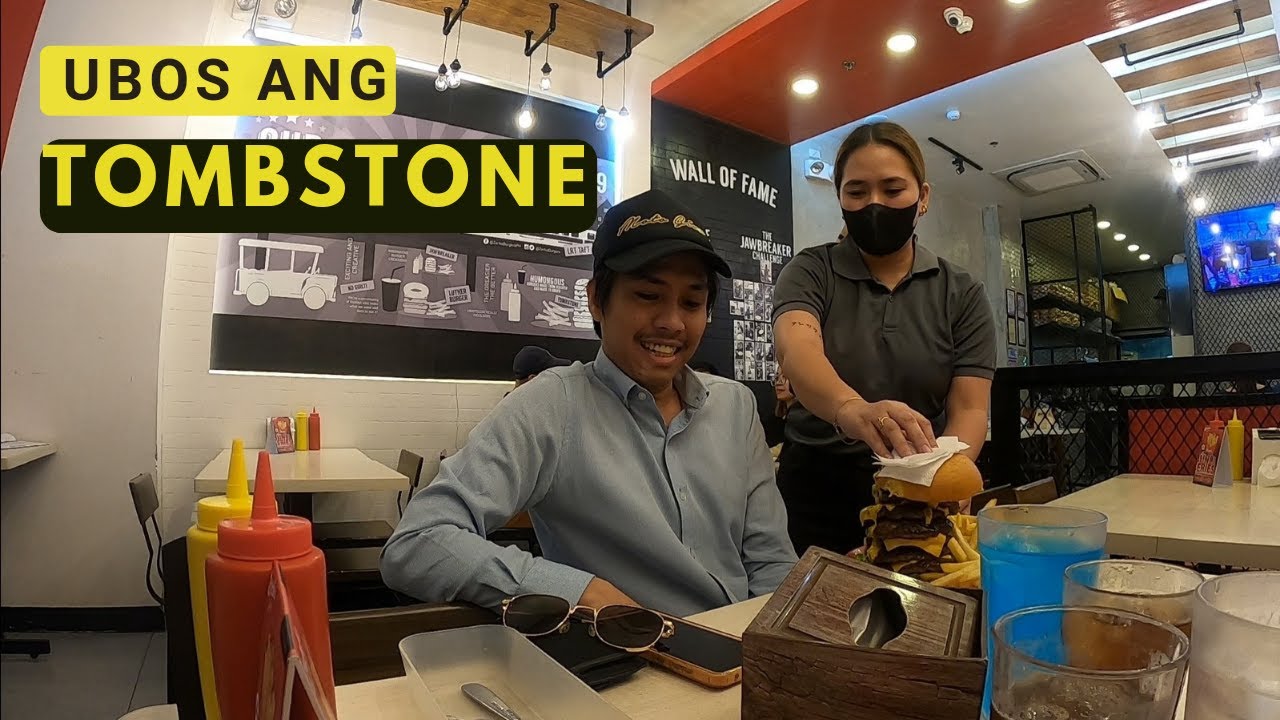 ZARK'S BURGER TOMBSTONE CHALLENGE || Well, I just did it - YouTube