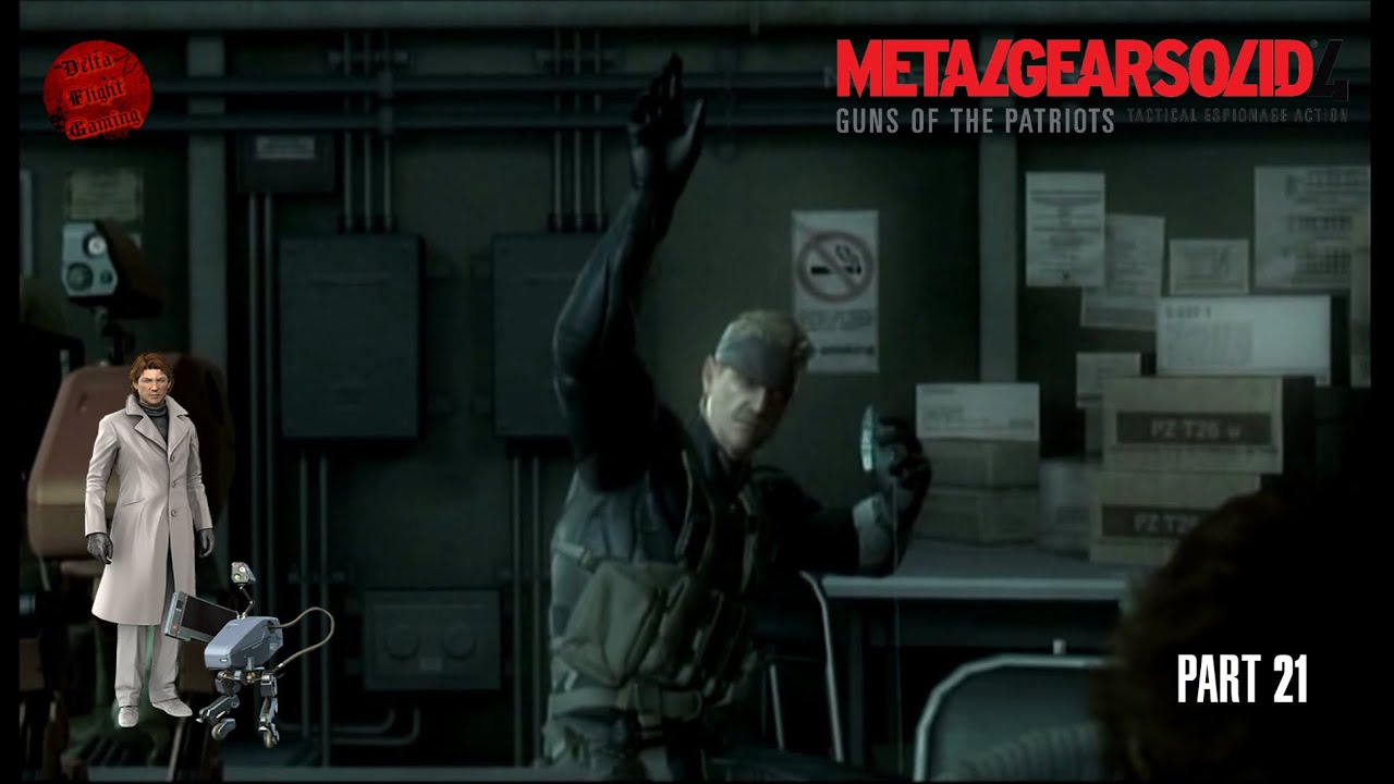 Metal Gear Solid 4 | Part 21 - Boarding Liquid's Ship - YouTube