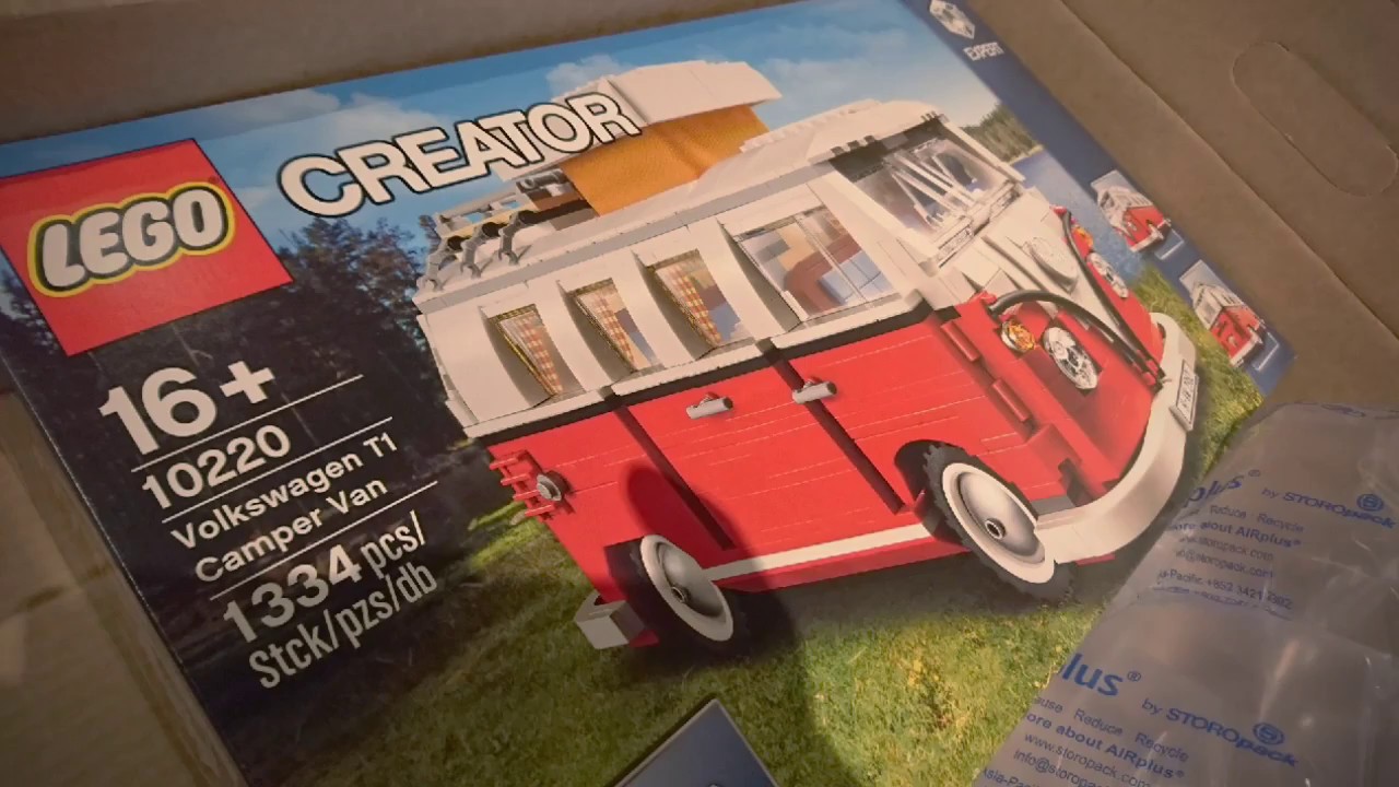 Time Lapse Lego 10220 T1 VW Camper Van - YouTube